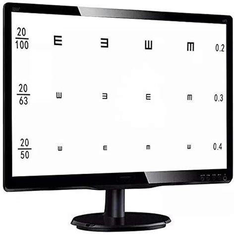 Buy 19 Inch LCD Optical Digital Visual Acuity Chart Eye Charts Optometry Tester Projector For