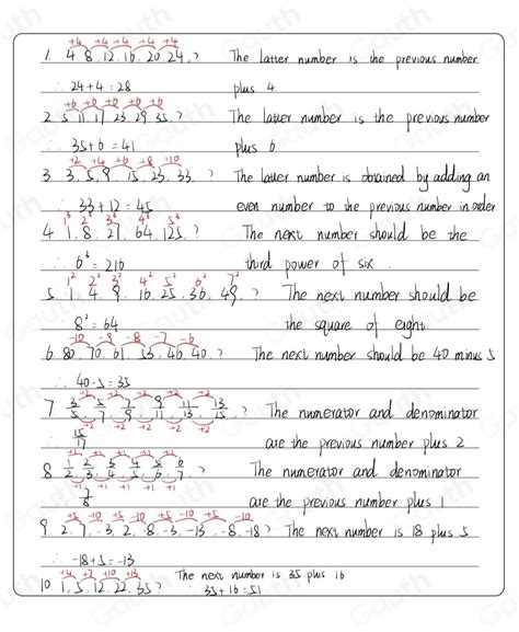 solved in exercises 1 to 10 use inductive reasoning to predict the 6 80 70 61 53 46 40