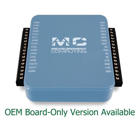 Mcc Usb 230 Series Multifunction Usb Daq Devices Digilent