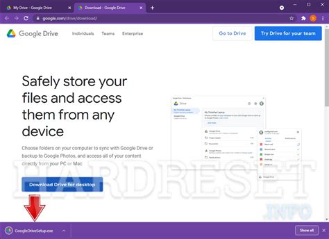 How To Install Google Drive HardReset Info