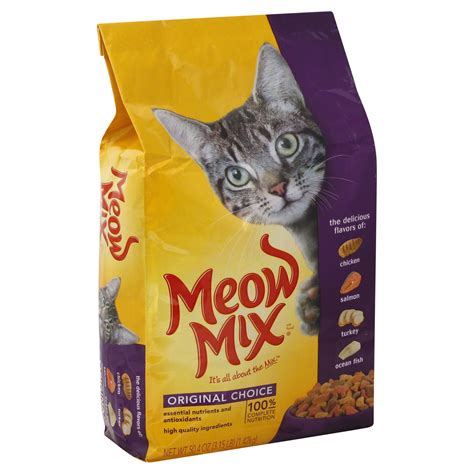 Meow Mix Original Choice Cat Food 3 15 Lb Bag