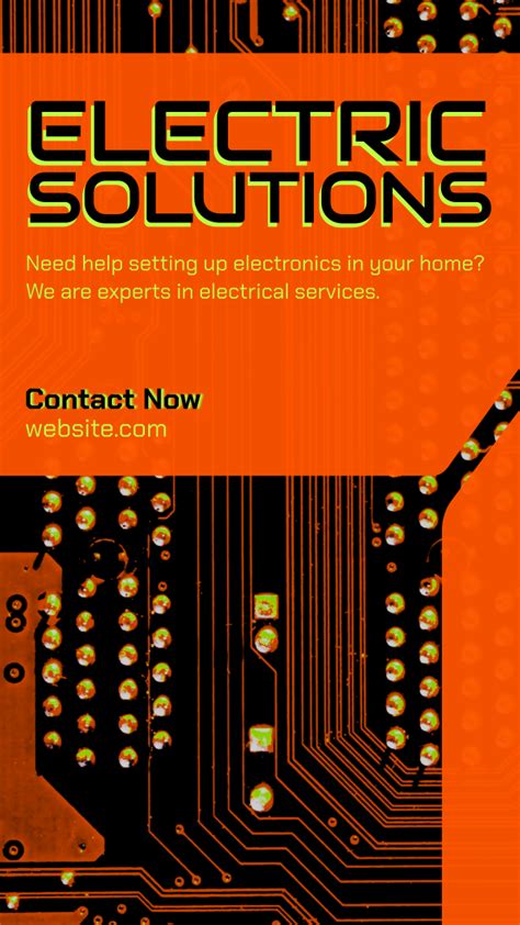 Electrical Circuit Instagram Story Brandcrowd Instagram Story Maker