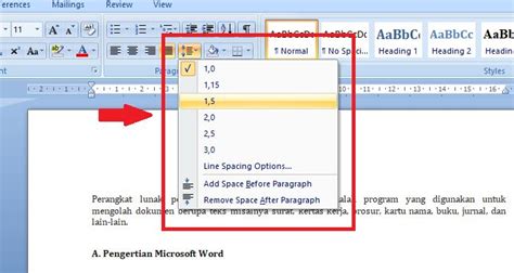3 Cara Mengatur Jarak Spasi Di Word Cepat And Praktis