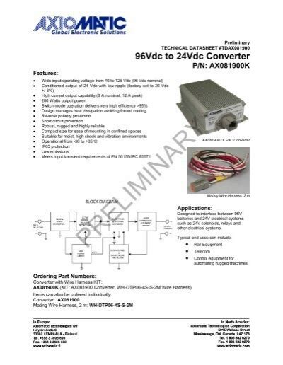 Ax081900 Axiomatic Technologies Corp