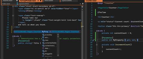 Component Attribute Completions Arent Working As Expected When They Overlap Existing Html