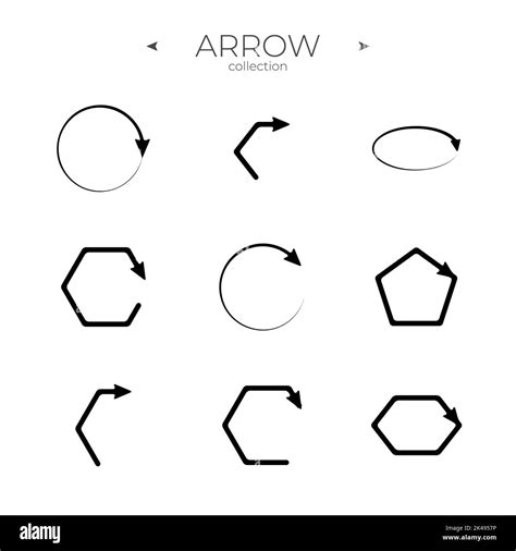 Line Arrow Icon Set Arrow Vector Icon Set Arrow Basic Ui Elements To Use In Web And Mobile Ui