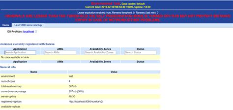 Dashboard I Am Using `eureka Docker Container` But It Is Giving Faults Stack Overflow