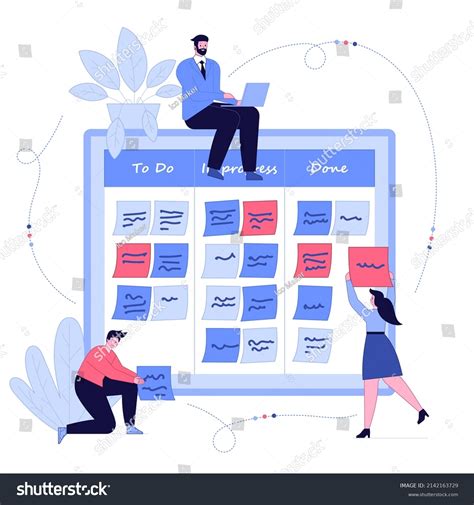 Task Management Abstract Concept Vector Illustration Stock Vector Royalty Free 2142163729