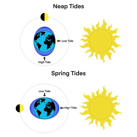 Tides Moon Sun And Earth How Sea Tides Are Caused By The