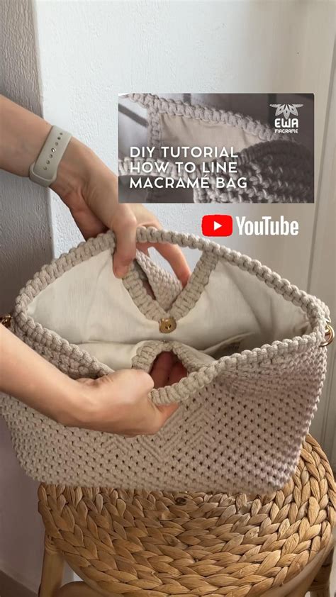 How To Line Macrame Bag Sewing Tutorial Artofit