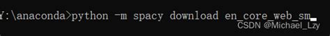 Spacy包安装问题python M Spacy Download En Csdn博客