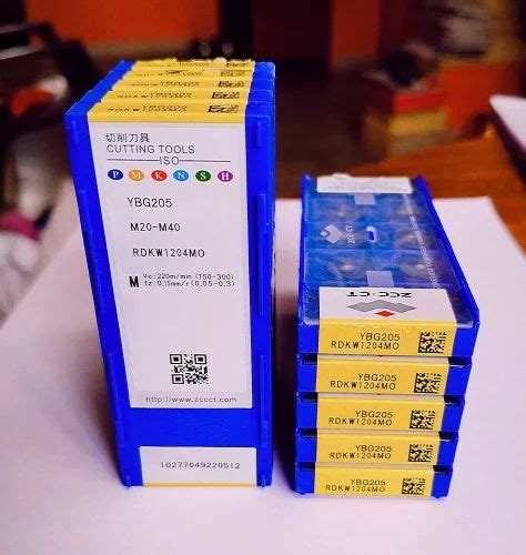 Rdkw1204mo Ybg205 Carbide Milling Inserts Zcc Ct For Industrial At