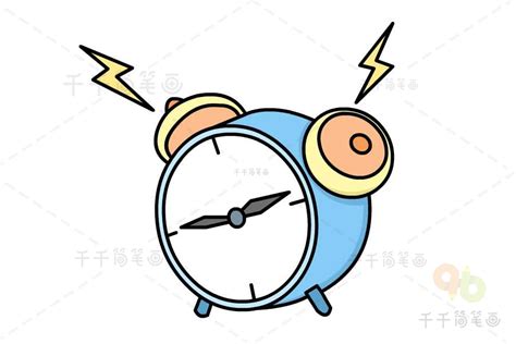 米老鼠闹钟简笔画 米老鼠简笔画简单 大山谷图库