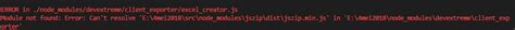 error in node modules devextreme client exporter excel creator js