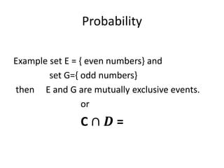 Introduction Of Probability PPTX