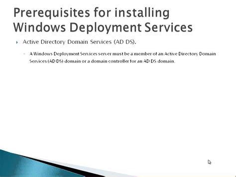 Configuring Wds Part 1 Windows Deployment Services Chapter 1 Exam