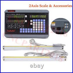 5µm 2Axis Dro Linear Scale Encoder Digital Display Readout Lathe Mill Machine Axis Digital Readout