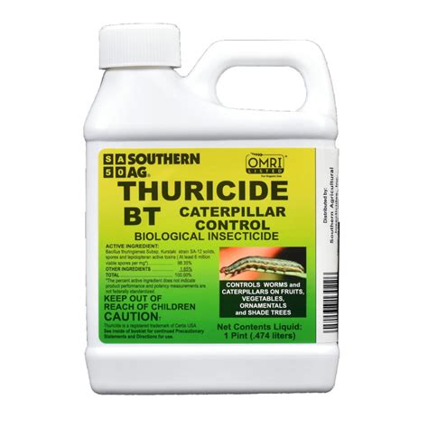 Thuricide® Bt Caterpillar Control Southern Agricultural Insecticides