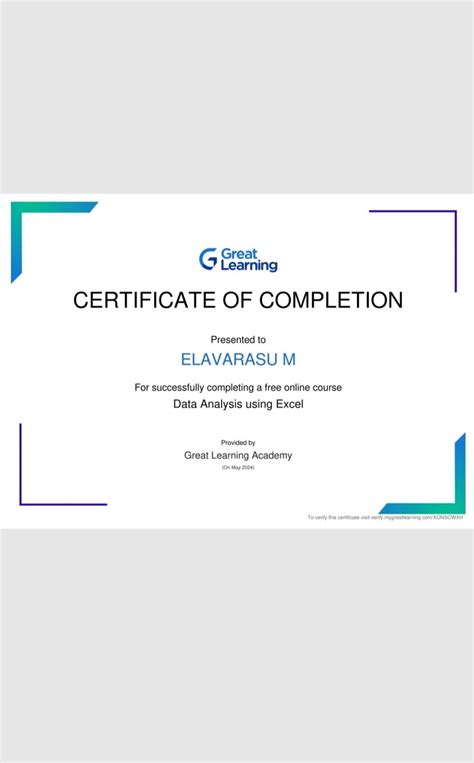Elavarasu M On Linkedin Dataanalysis Excel Continuouslearning Professionaldevelopment