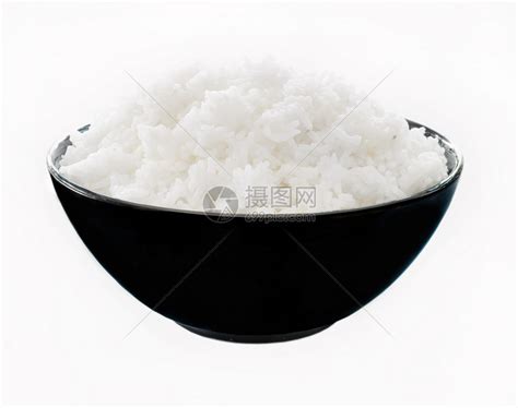 白色背景中碗里的米饭高清图片下载 正版图片502975016 摄图网