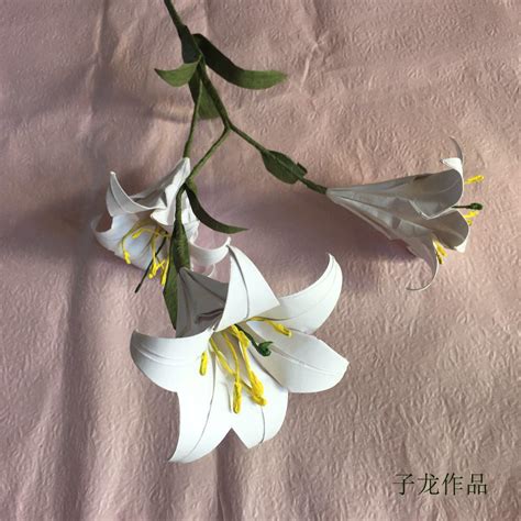六瓣百合花折纸 百合花折纸大全 知乎