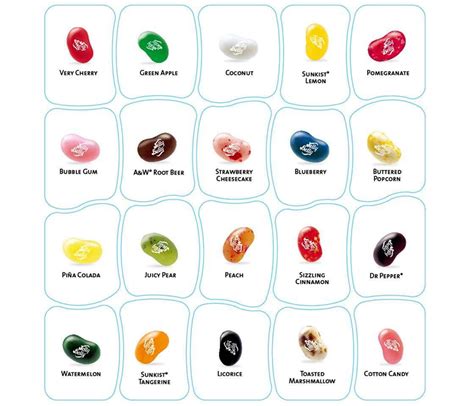 Jelly Belly 50 Flavors List 40 And 50 Flavors