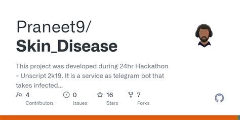 GitHub Praneet Skin Disease This Project Was Developed During Hr Hackathon Unscript K