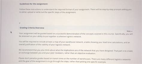 Peer Graded Assignment Build A Logistics Network