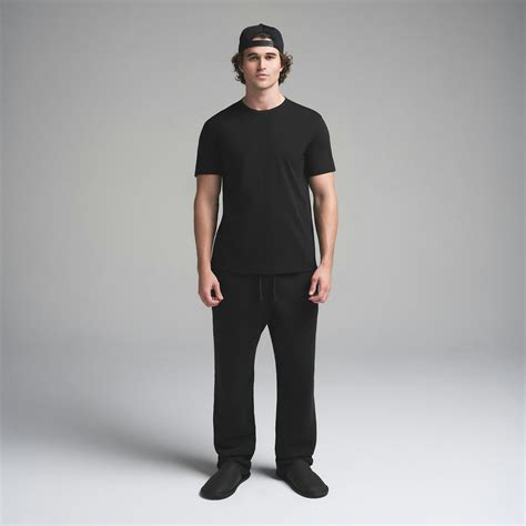 Skims Cotton Mens Classic T Shirt Onyx Skims