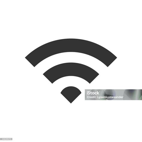 평면 스타일에 Wifi 인터넷 서명 아이콘입니다 화이트에 Wi Fi 무선 기술을 벡터 일러스트 레이 션 배경 고립 네트워크 와이파이 사업 개념 개념에 대한 스톡 벡터 아트