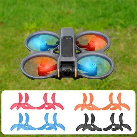 Propeller Blades Wing For Dji Avata 2 Propeller Colorful Propeller Blades Low Noise Replacement