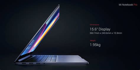 Xiaomi Mi Notebook Pro Announced With 15 6 Inch Screen 8th Gen Core I7 Gizmochina