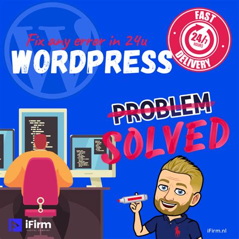 Problemen Met Uw Wordpress Website Oplossen Ifirm
