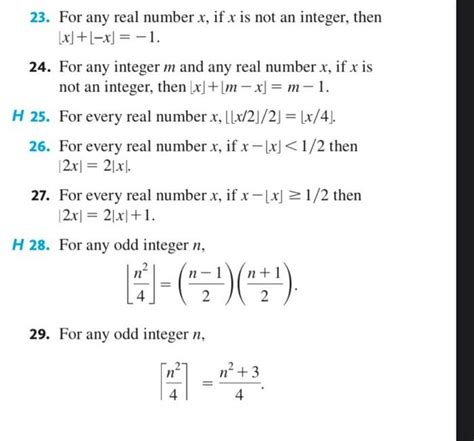 Solved 23 For Any Real Number X If X Is Not An Integer Chegg Com