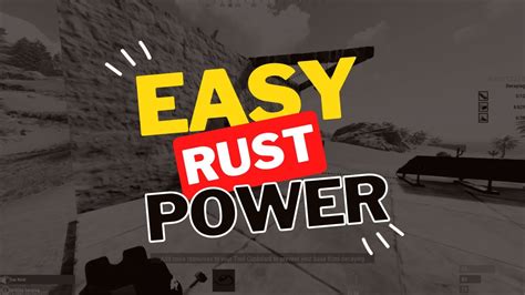 RUST Console Electricity Tutorial Simple Circuit Light And Switch YouTube