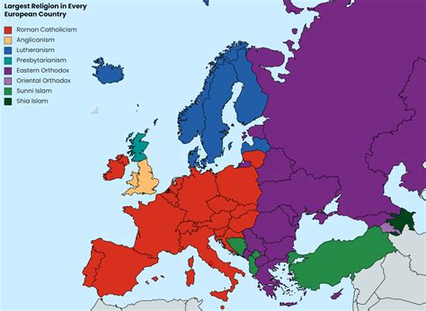 Religions In Europe A Shifting Map