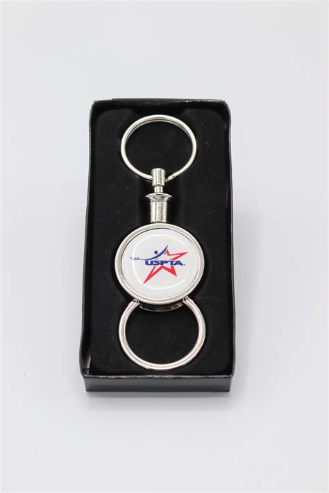 Item Detail Uspta Logo Keychain Pull Apartpull N Twist
