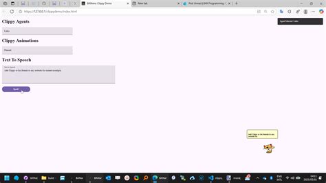 Web Bananoclippy Pure Javascript Joy With Sounds And Animations