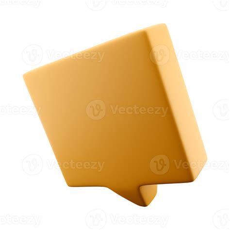 3d Rendering Chat Icon 3d Render Message Notification Icon 24624747 Png