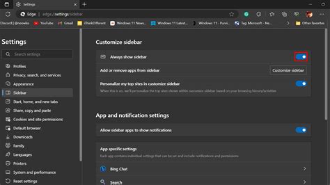 How To Turn Off Microsoft Edges Sidebar In Windows 11