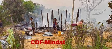 ကလေးငယ် ၂ ဦးအပါအဝင် ပြည်သူ ၃ ဦးသေဆုံးခဲ့သည့် မင်းတပ်မြို့နယ်အတွင်း လေကြောင်းတိုက်ခိုက်မှုအပေ