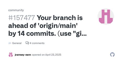 Your Branch Is Ahead Of Originmain By 14 Commits Use Git Push To Publish Your Local