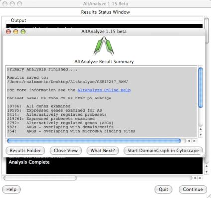 Tutorial Analyzing RNASeq Alternative Exons Junctions AltAnalyze