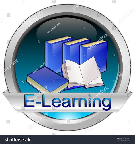 Elearning Button Stock Illustration 118625971 Shutterstock