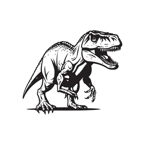 T Rex Vector Art Icons And Graphics 35487323 Vector Art At Vecteezy