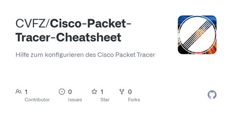 GitHub CVFZ Cisco Packet Tracer Cheatsheet Hilfe Zum Konfigurieren Des Cisco Packet Tracer