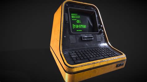 Old Computer Terminal 3d Model By Elias Psullas Elias Psullas12 [6a2d836] Sketchfab