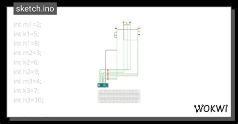 Trafic Light Wokwi Esp32 Stm32 Arduino Simulator