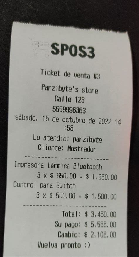 Cambiar modo de impresión de ticket en Sublime POS Parzibyte s blog
