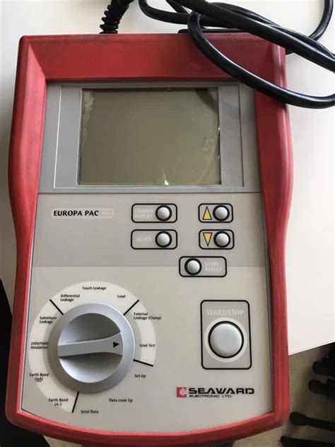 Seaward Electronic Europa Pac Plus Pat Tester Eur 10307 Picclick It